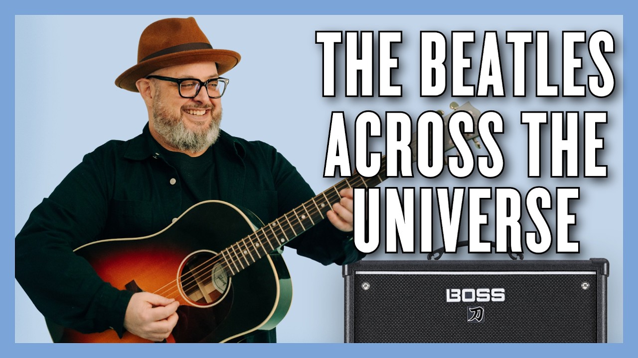 Across the Universe by The Beatles - Guitar Lesson (Chords & Techniques ...